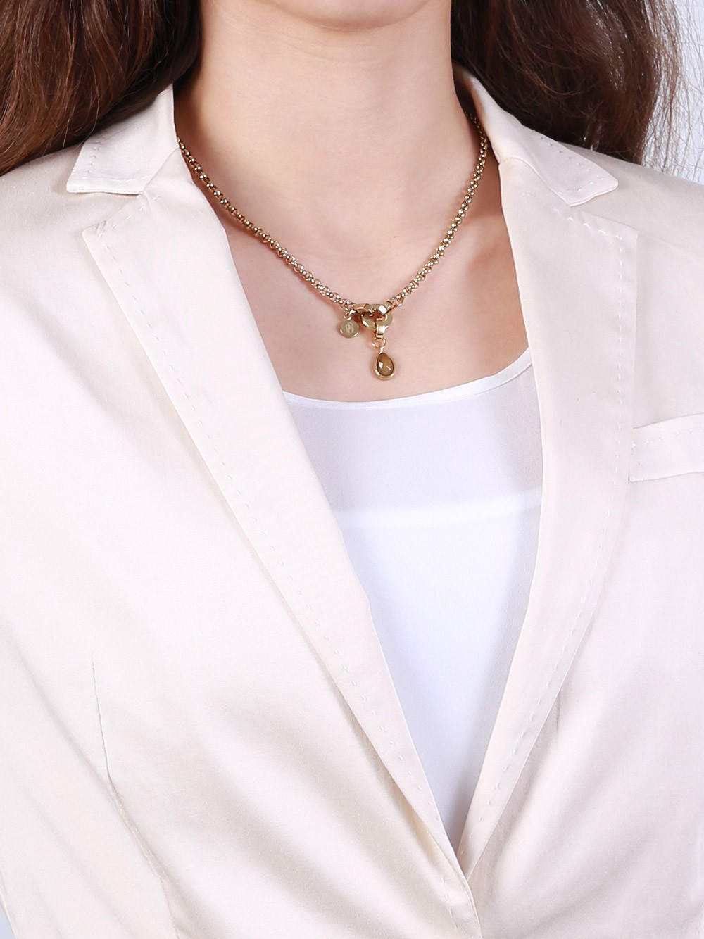 PIXIE DUST - YELLOW AGATE TEAR - Bettencourt Creative Jewellery width="69.5px" height="118.5px"