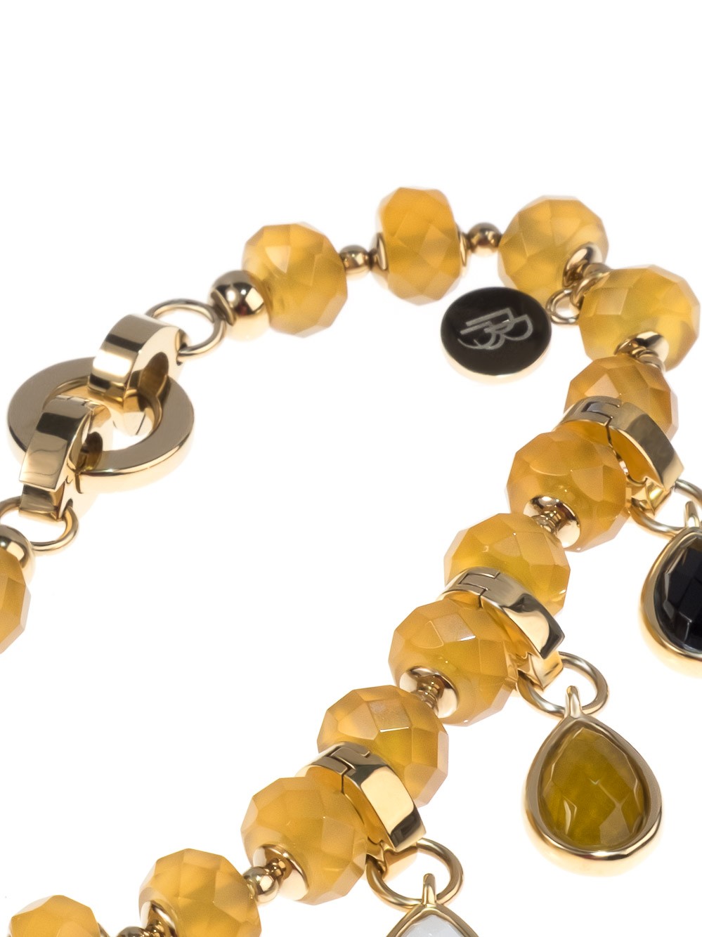 PIXIE DUST - YELLOW AGATE TEAR - Bettencourt Creative Jewellery width="69.5px" height="118.5px"