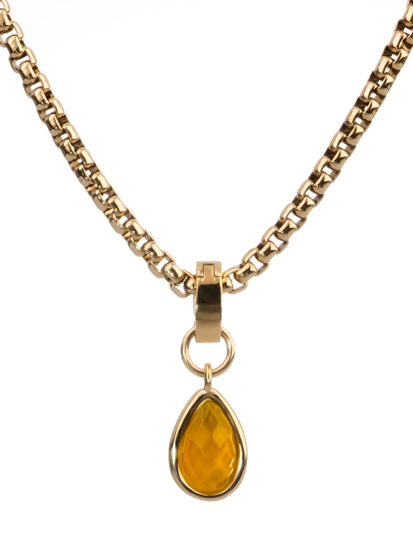 PIXIE DUST - YELLOW AGATE TEAR - Bettencourt Creative Jewellery width="69.5px" height="118.5px"