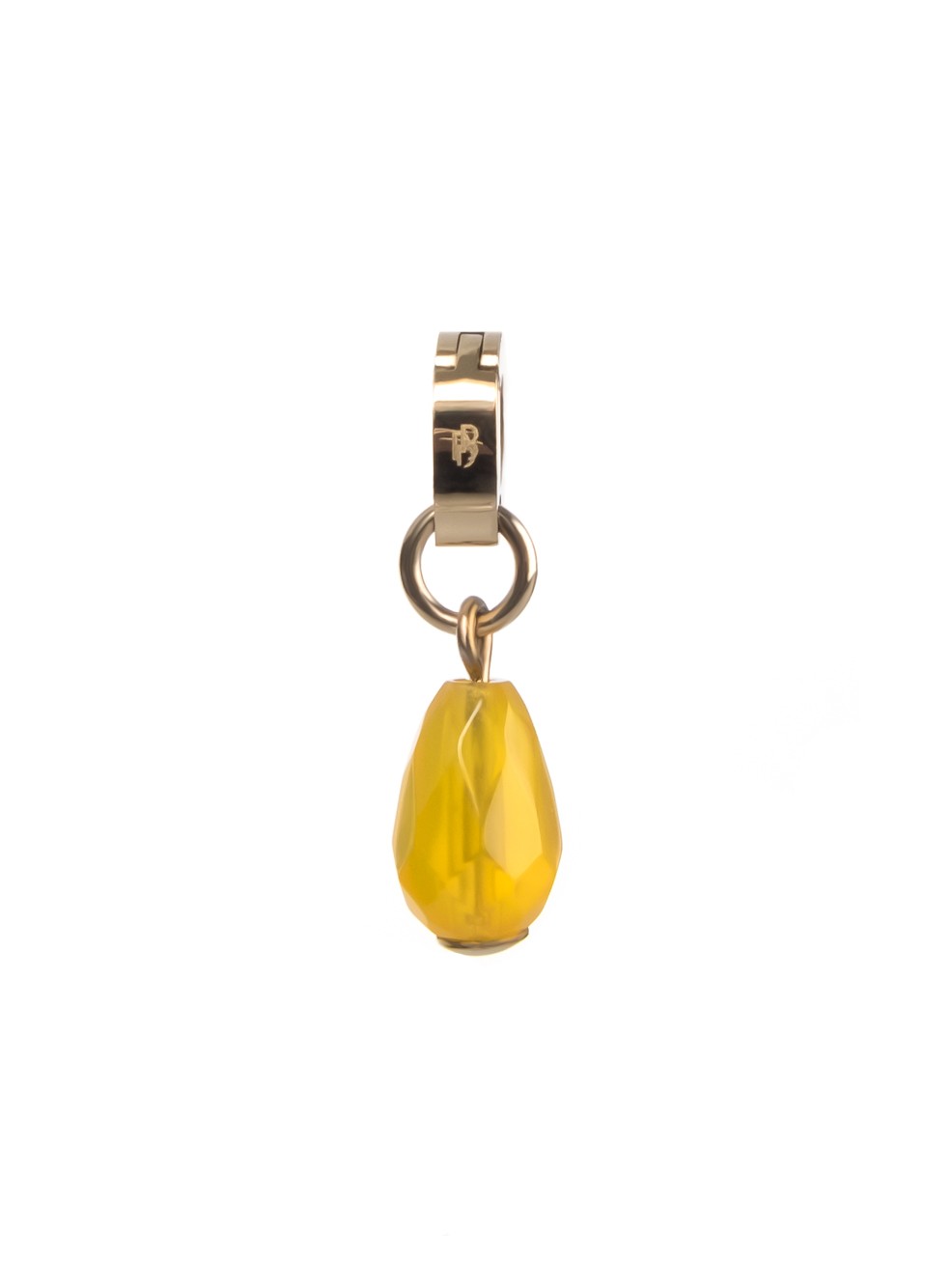 PIXIE DUST - YELLOW AGATE DROP - Bettencourt Creative Jewellery width="69.5px" height="118.5px"